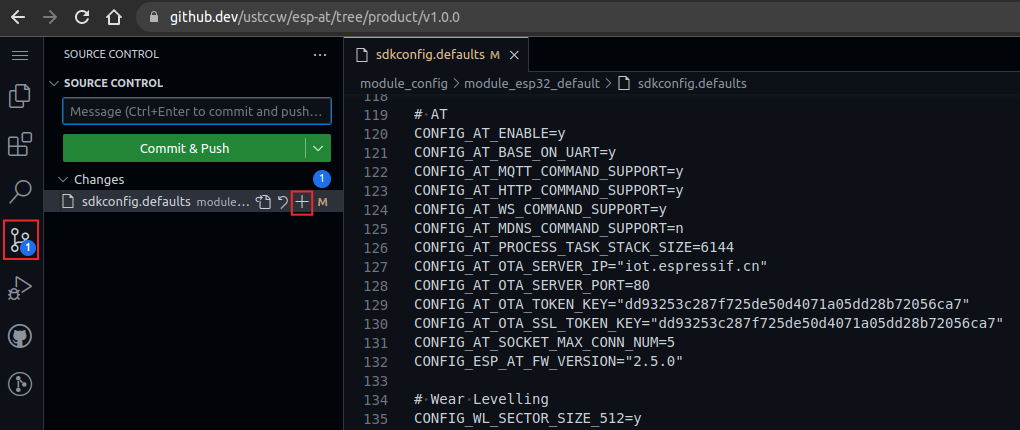 Compile ESP-AT Project on the GitHub Webpage - ESP32-C2 - — ESP-AT User Guide release-v3.1.0.0 ...