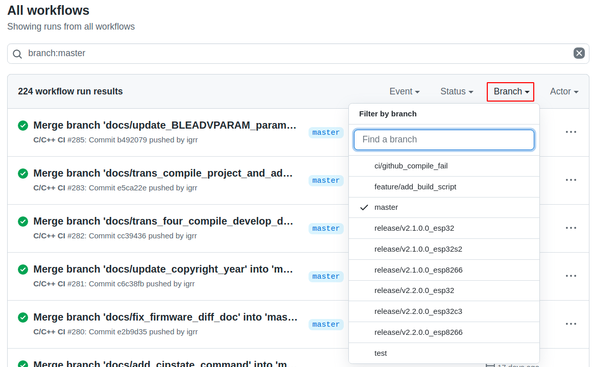 How to Download the Latest Temporary Version of AT Firmware from GitHub ...