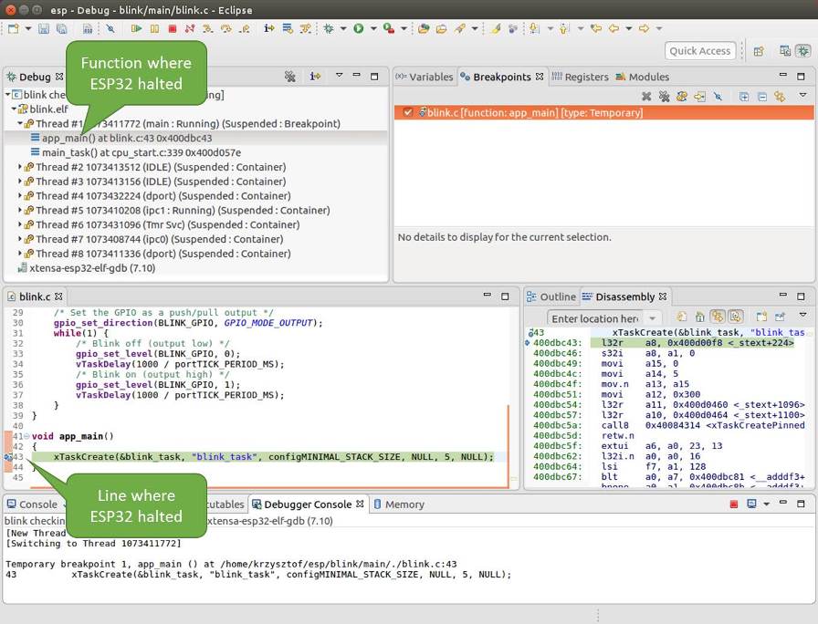  Debugging Examples ESP32 ESP IDF Programming Guide Latest 