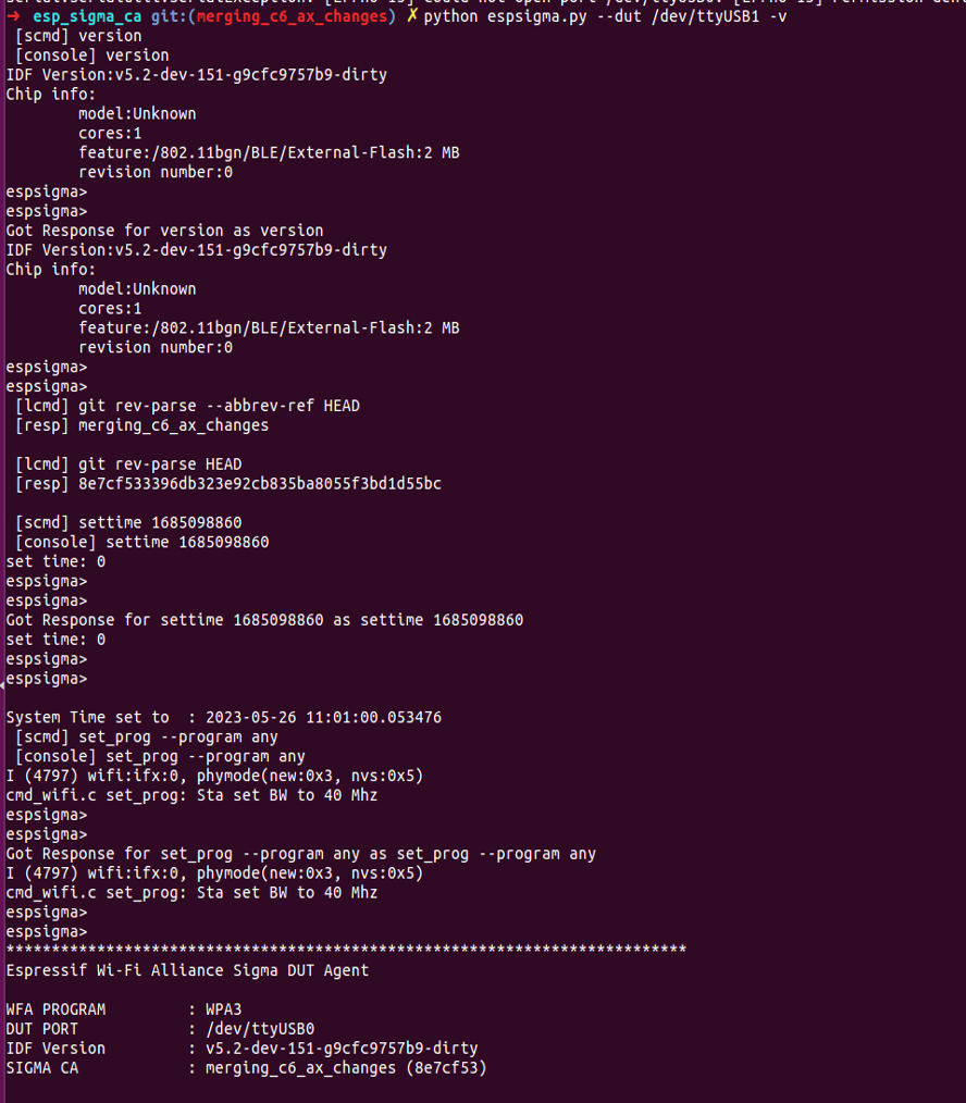 WFA Certification and Testing Guide - ESP32-C2 - — ESP Test Tools ...