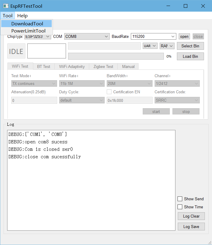 Esprftesttool Toolkit Esp32 C3 — Esp Test Tools Latest Documentation
