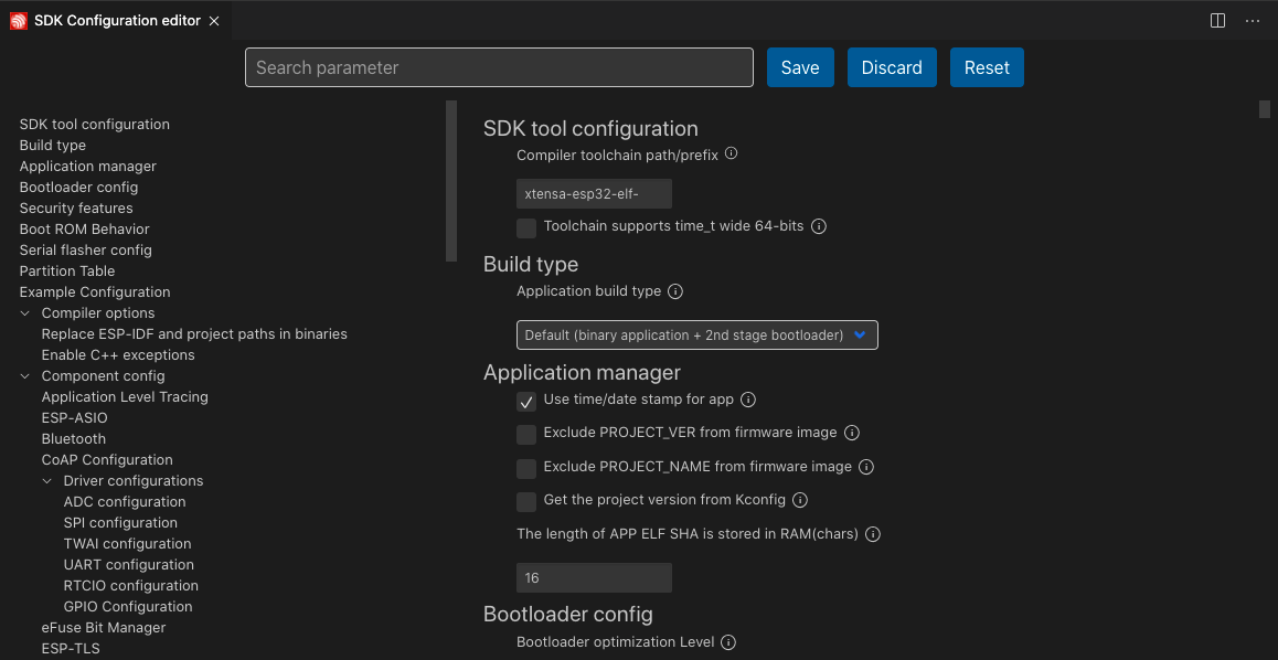 Configure Your Project — Esp Idf Extension For Vscode Release V20 Documentation