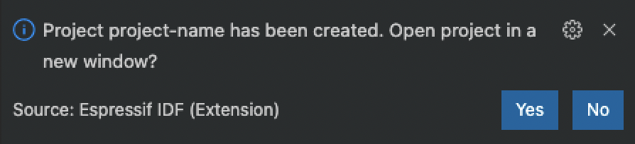 Create an ESP-IDF Project - - — ESP-IDF Extension for VSCode release-v2.0 documentation