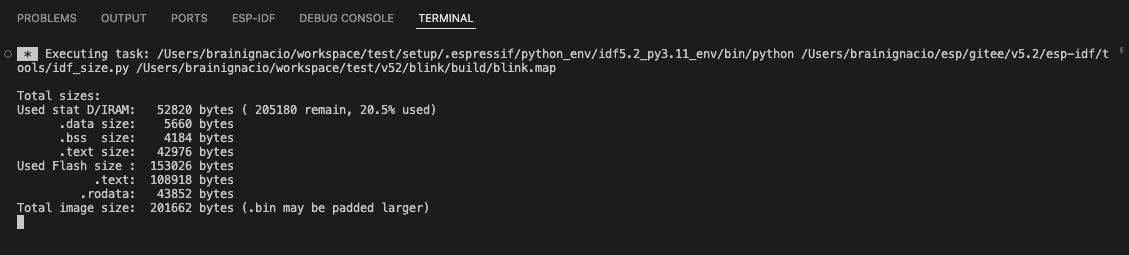 ESP-IDF Application Size Analysis - - — ESP-IDF Extension for VSCode release-v2.0 documentation