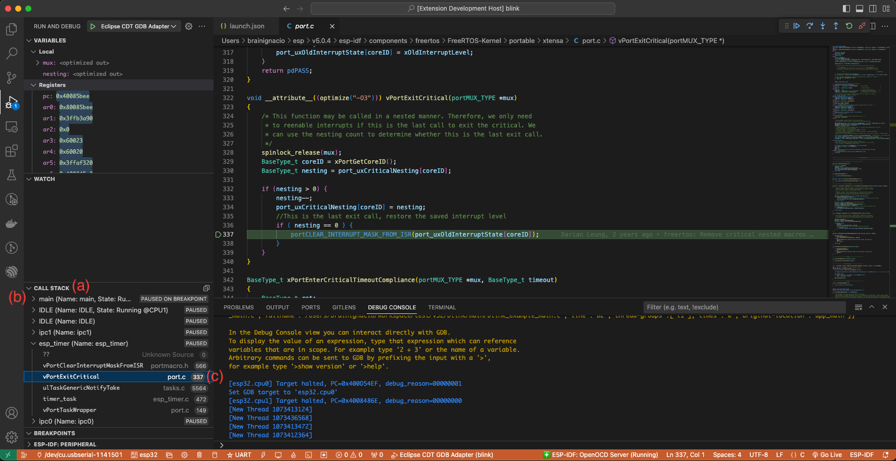 Debug Your Project - - — ESP-IDF Extension for VSCode release-v2.0 documentation